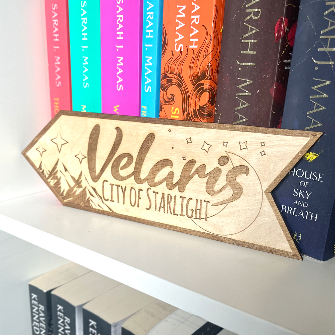 Velaris Bookshelf Sign Officially Licensed – LitDragons